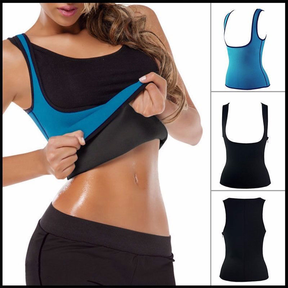 Women Slimming Vest Hot Sweat Body Shaper Shirt Weight Loss Sauna Tank