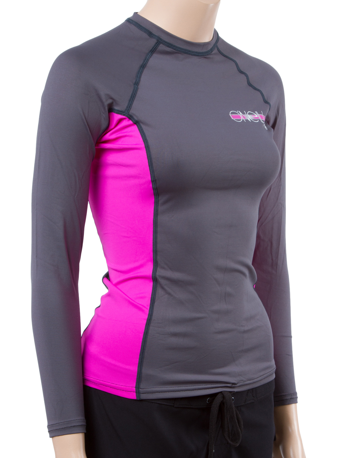 Oneill Womens Long Sleeve Rashguard Lycra Shirt With 50 Uv