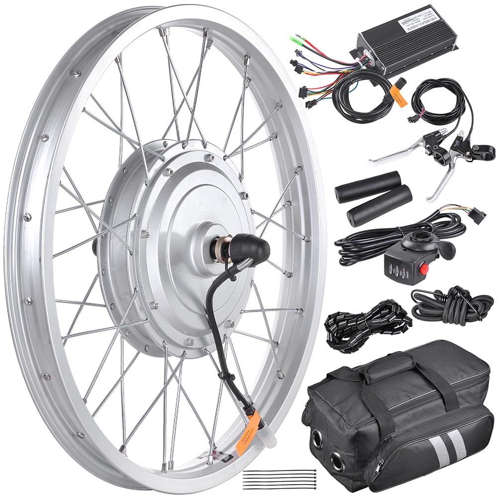 202426 Front Fat Wheel Electric Bicycle Ebike Conversion Kit 48v 1kw