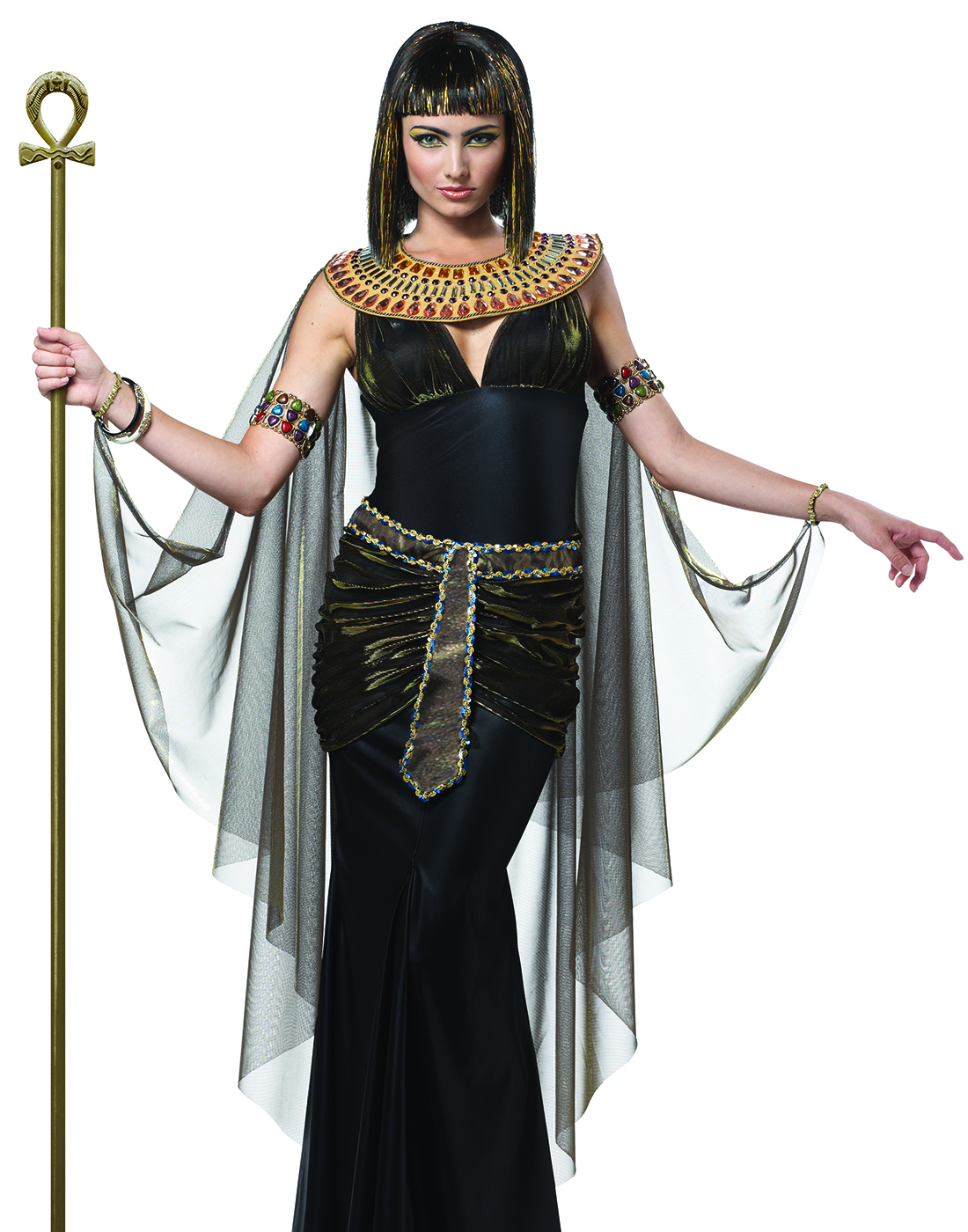 Egyptian Cleopatra Pharaoh Egypt Queen Adult Womens Halloween Costume