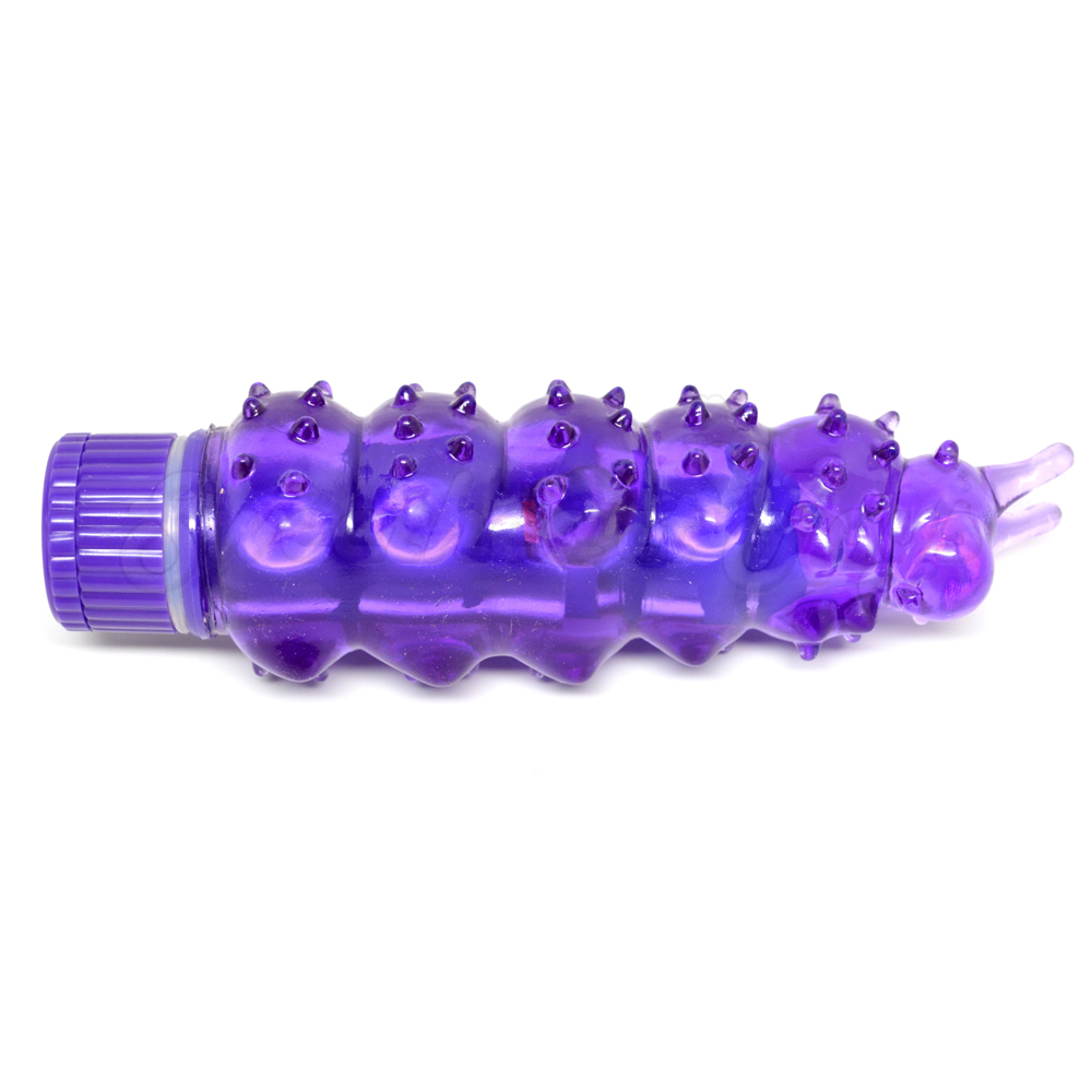 Jelly Ribbed Vibrator Dildo Bumps Clitoral G Spot Vibrator Waterproof