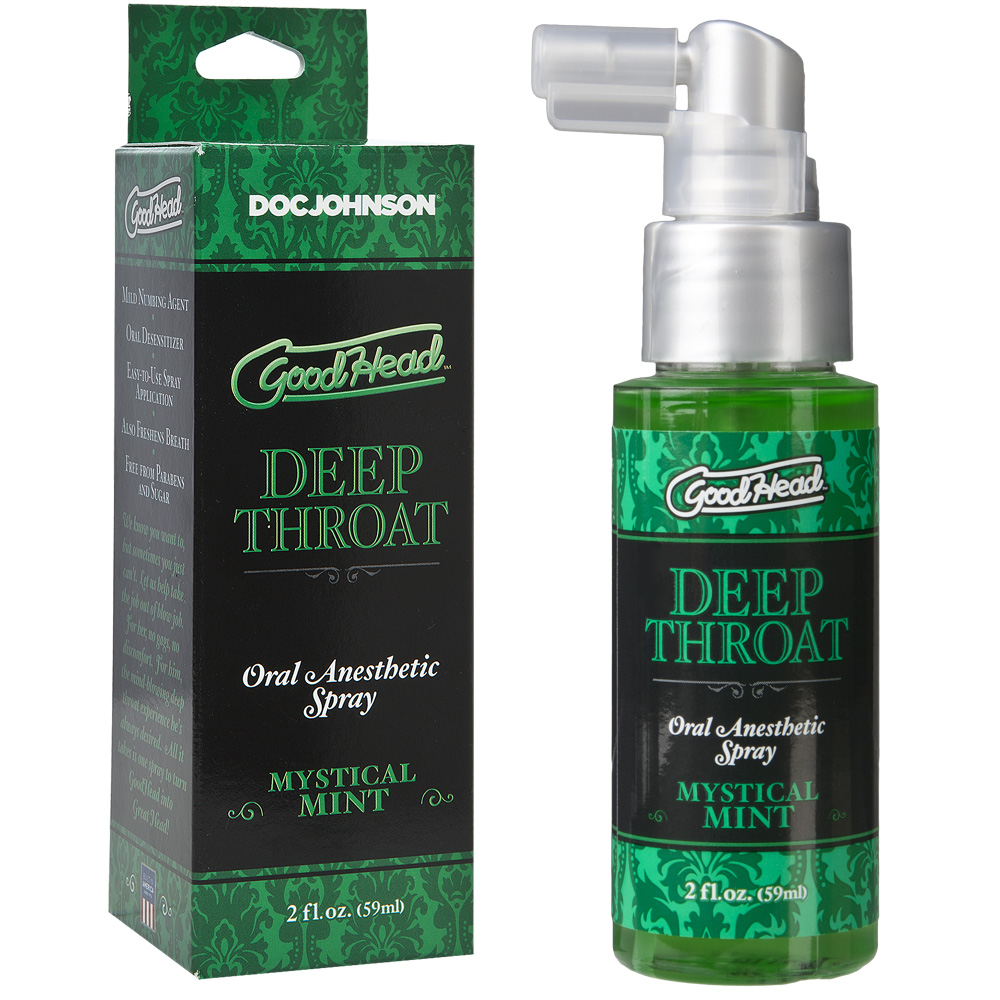 Goodhead Deep Throat Spray Oral Anesthetic Flavored Good Head Doc