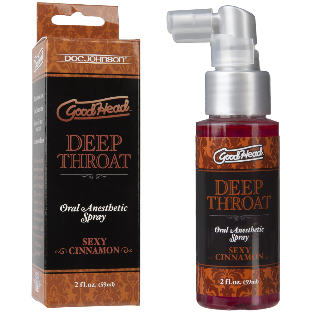 Goodhead Deep Throat Spray Oral Anesthetic Flavored Good Head Doc