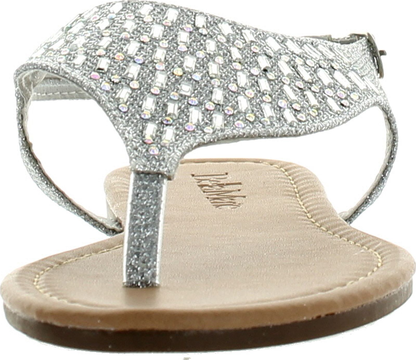 Bellamarie Womens Alice 7 Flat Rhinestone Thong Sandals Ebay