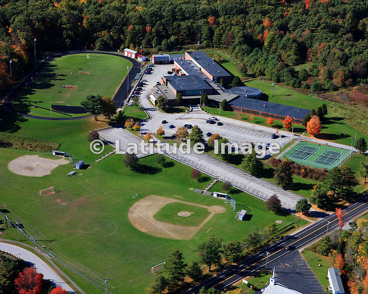 Latitude Image Wiscasset Maine Aerial Photo