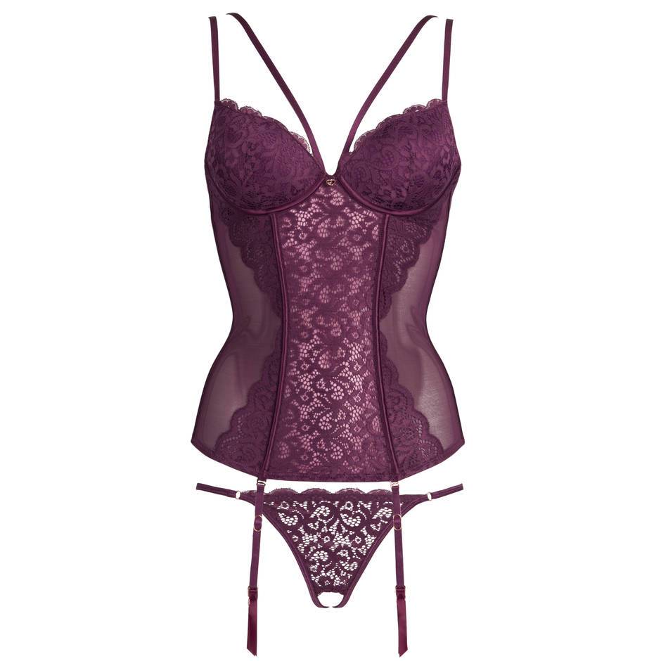 Lovehoney Indulge Me Basque Set Lovehoney