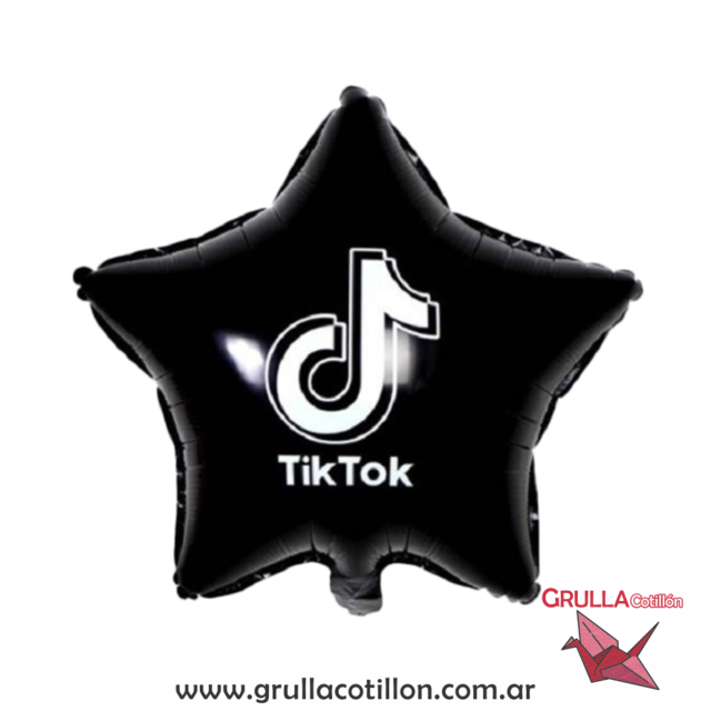 Globo Estrella Tik Tok 18 Grulla Mayorista