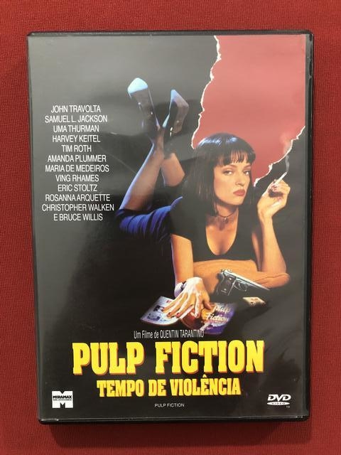 Dvd Pulp Fiction Tempo De Violência Quentin Tarantino