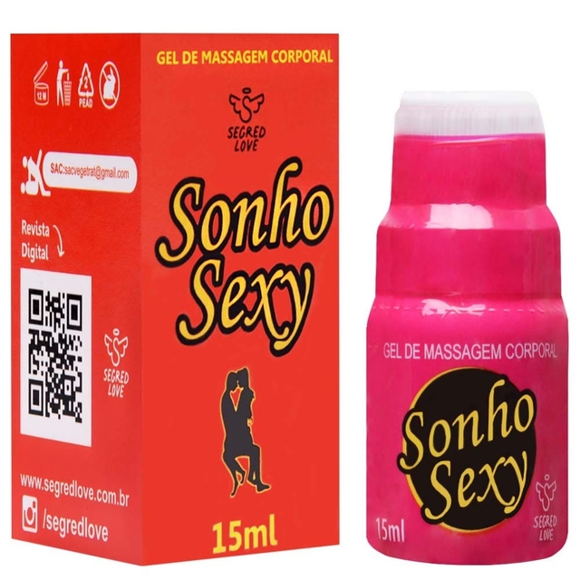 Sonho Sexy Gel Beijável 15ml Secret Love