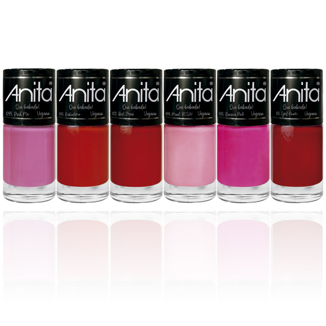 Esmaltes Anita Coleção Que Babado Kit 6 Cores