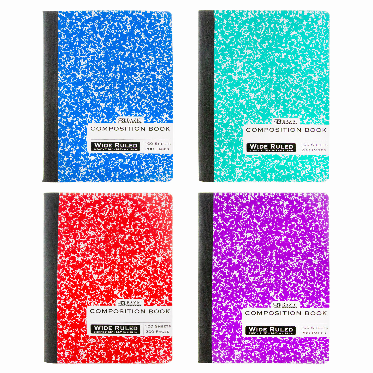 Wholesale Wide Ruled Marbled Composition Books Dollardays