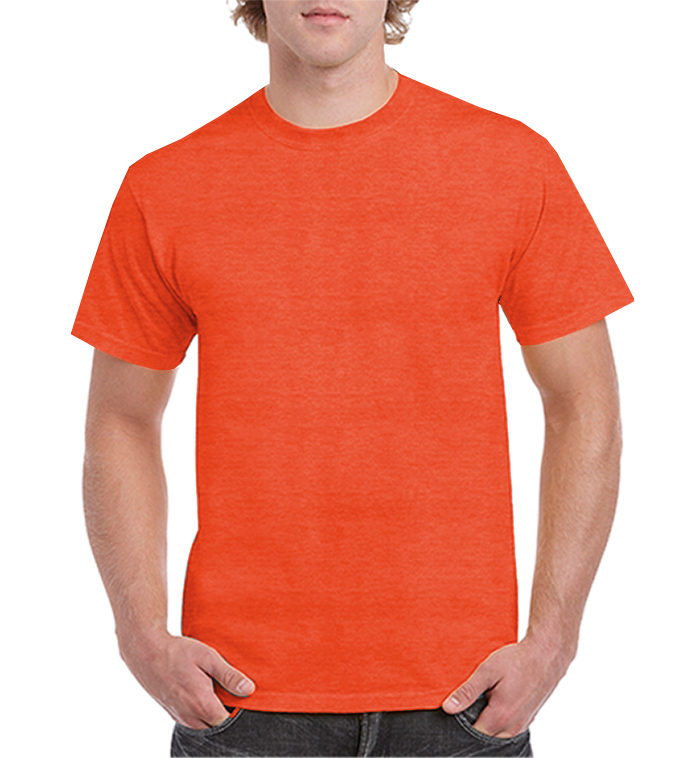 Wholesale Gildan Irregular Mens T Shirt Heather Red Xl