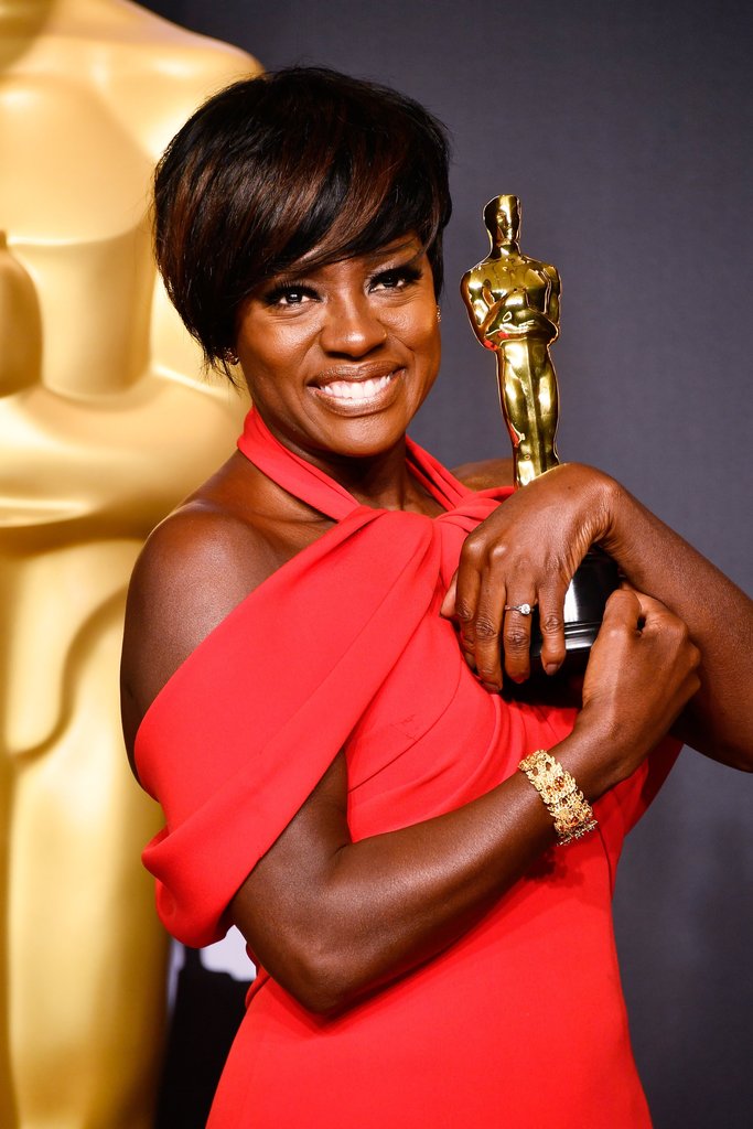 Viola Davis Wins 2017 Oscar For Actress In A Supporting Role Oscar