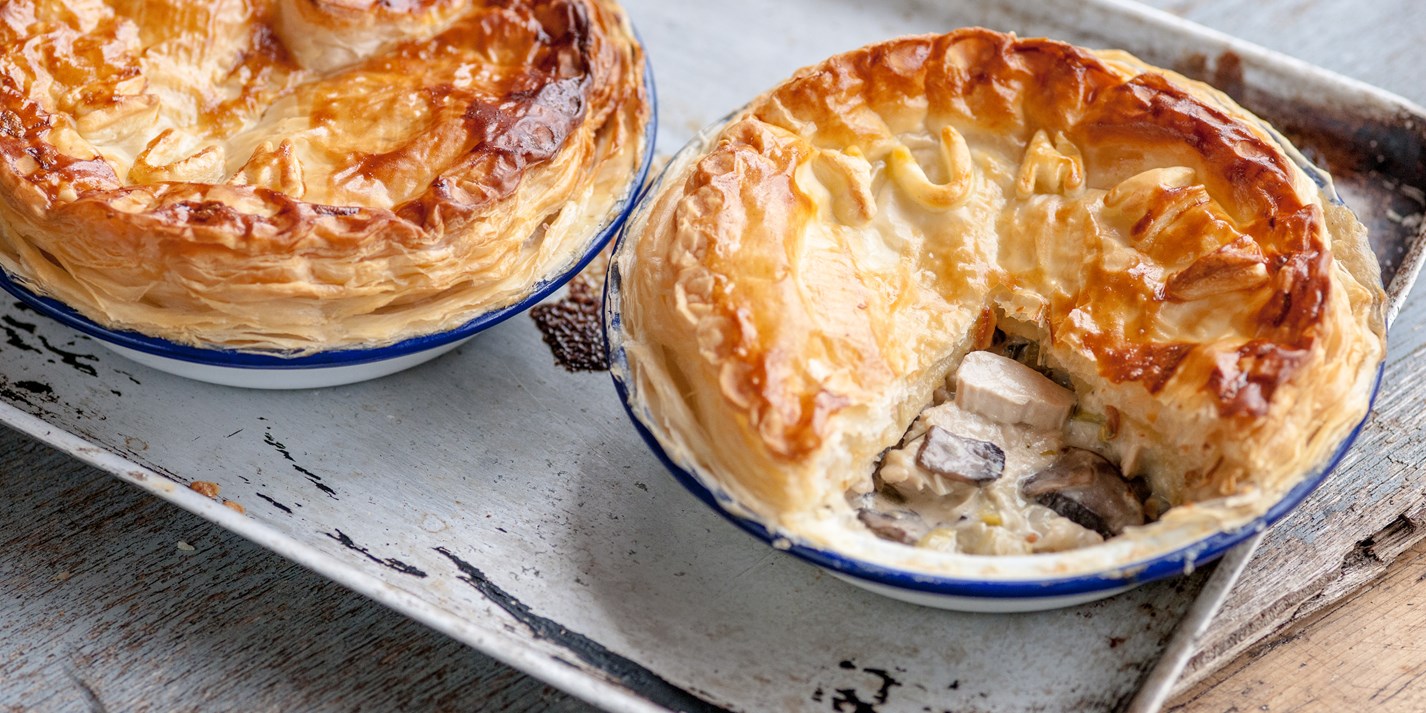 Chicken Leek And Mushroom Pie Recipe Great British Chefs