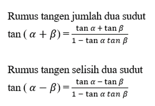 Contoh Soal Dan Pembahasan Jumlah Dan Selisih Sinus Dan Cosinus 59976