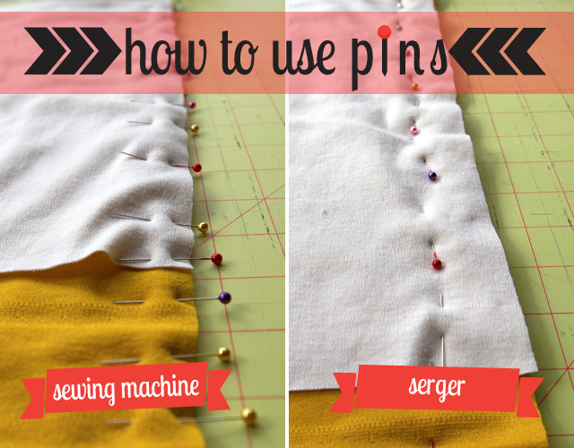 How To Use Pins Sewtorial