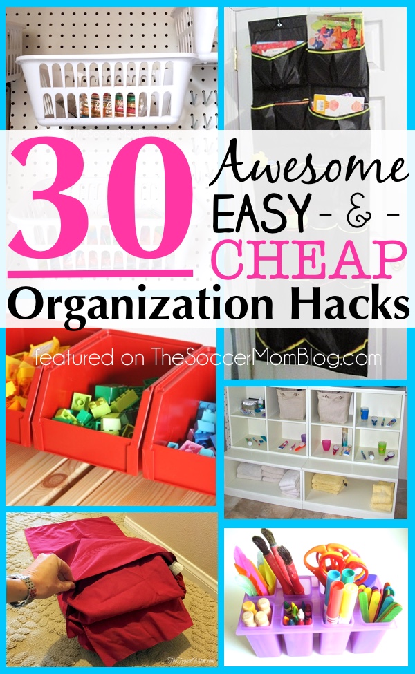 30 Awesome Organization Hacks The Soccer Mom Blog