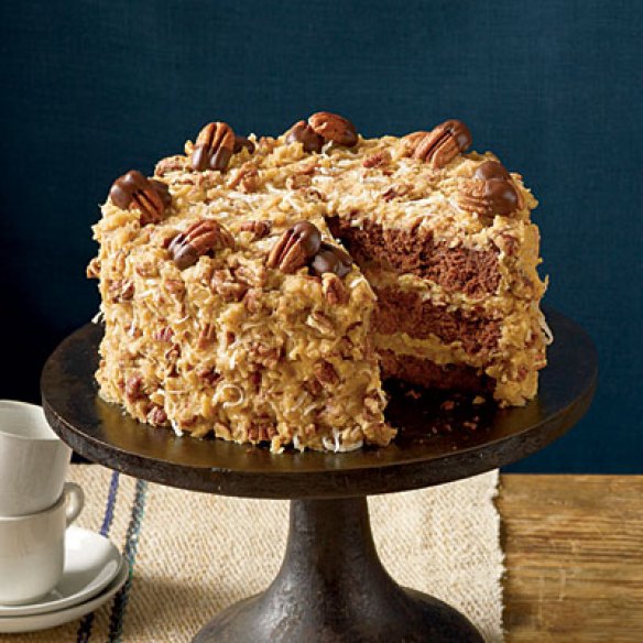 Mamas German Chocolate Cake Texas Nut Shellers