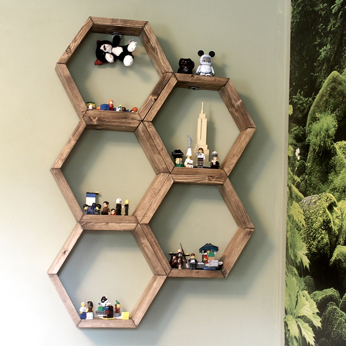 Diy Honeycomb Hexagon Shelves