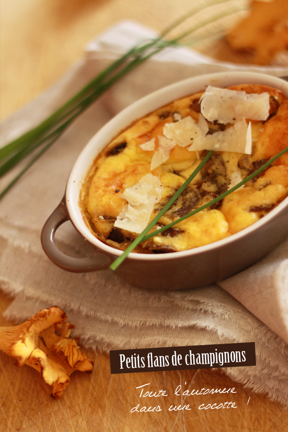 Petits Flans De Champignons Au Parmesan