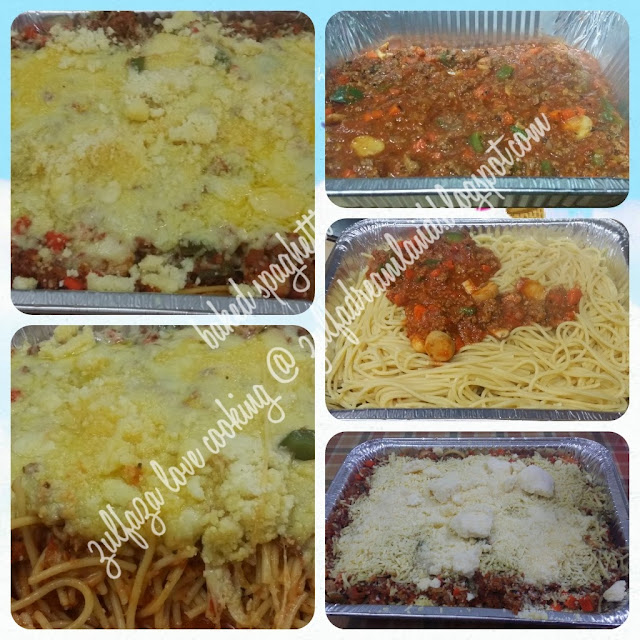 Zulfaza Loves Cooking Baked Spaghetti