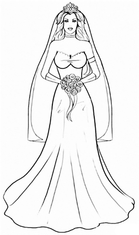 Vestidos De Novia Para Dibujar Imagui