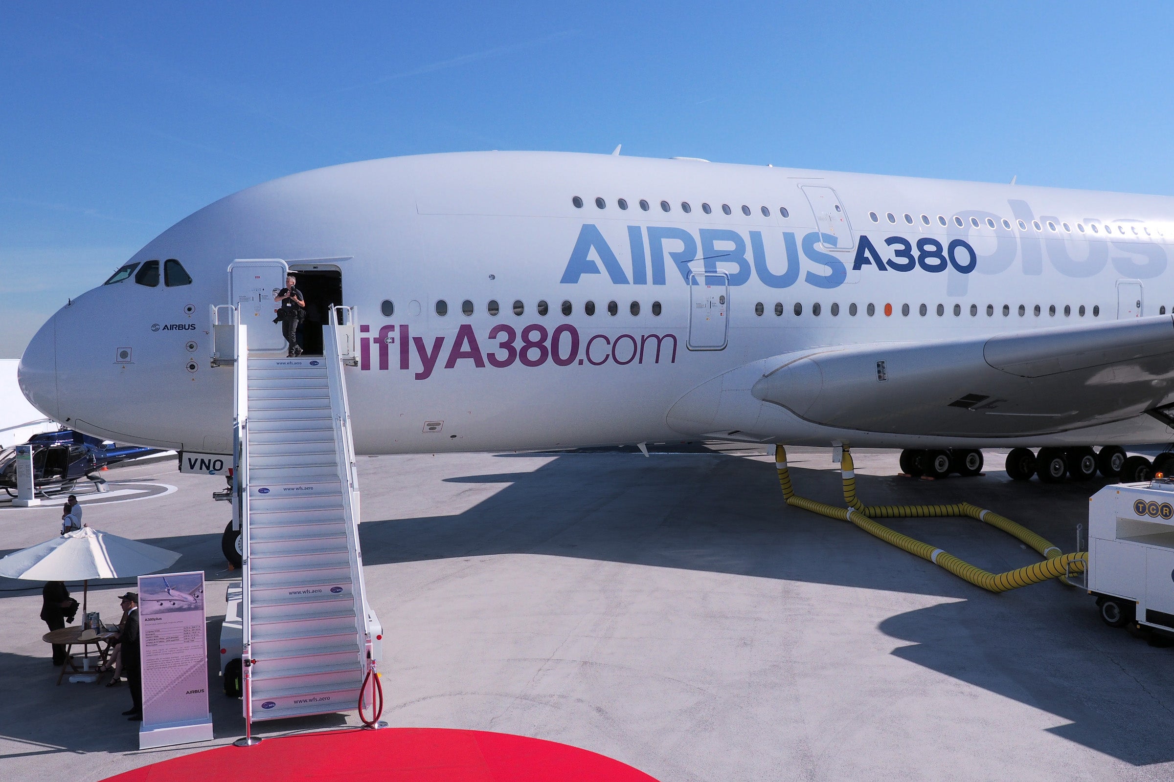 Inside Airbus Empty A380plus Double Decker Airliner The Points Guy