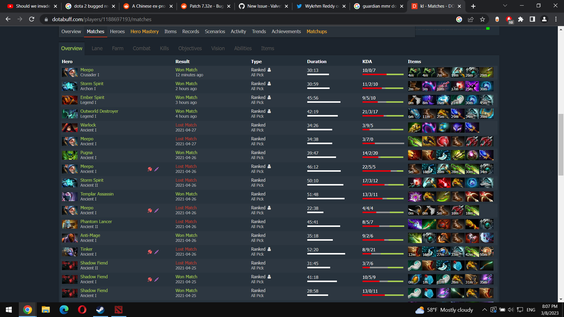 Losing Mmr In Recalibration Despite Winning The Matches 2023 Dota 2