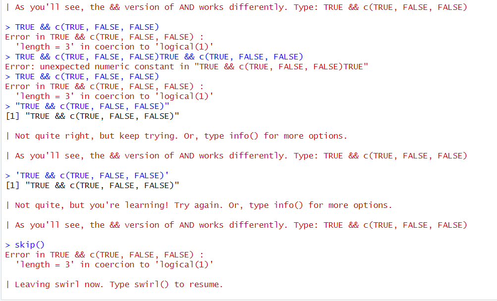 Swirl Logic Course Has An Error In One Lesson Not Allowing You To