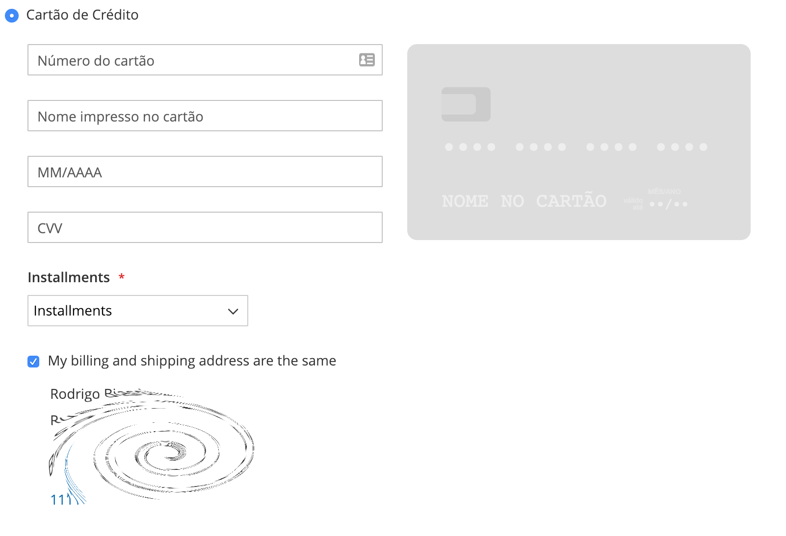 O Que é O Nome Impresso No Cartão De Crédito Pesquisa Cartões