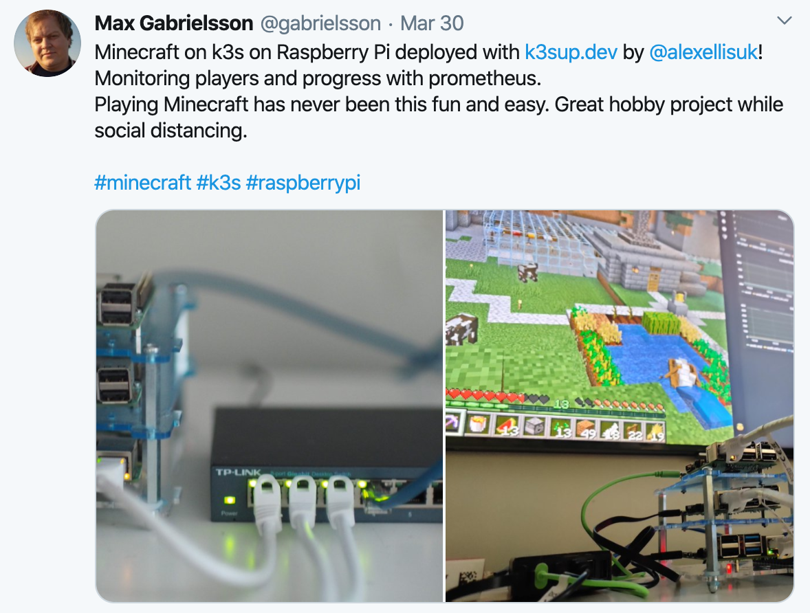 Minecraft On Raspberry Pi Cluster With Metrics · Github