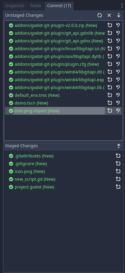 Godot Git Plugin 35 Godot Asset Library