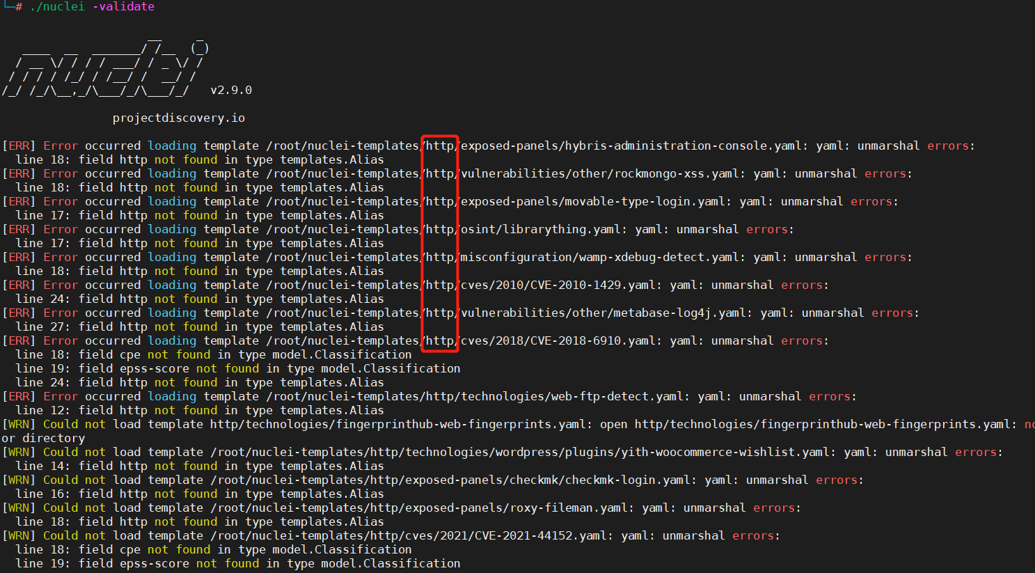 Nuclei Templates All Error · Issue 7226 · Projectdiscoverynuclei