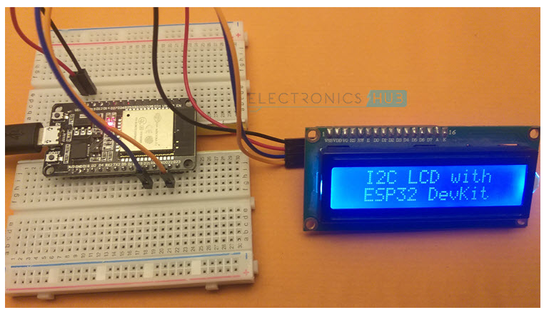 Interfacing 16x2 Lcd With Esp32 Using I2c Arduino Arduino Projects Vrogue