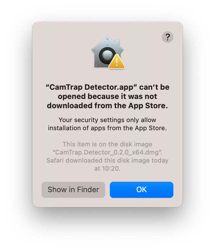 Macos Notarization · Issue 108 · Bencevanscamtrap Detector · Github