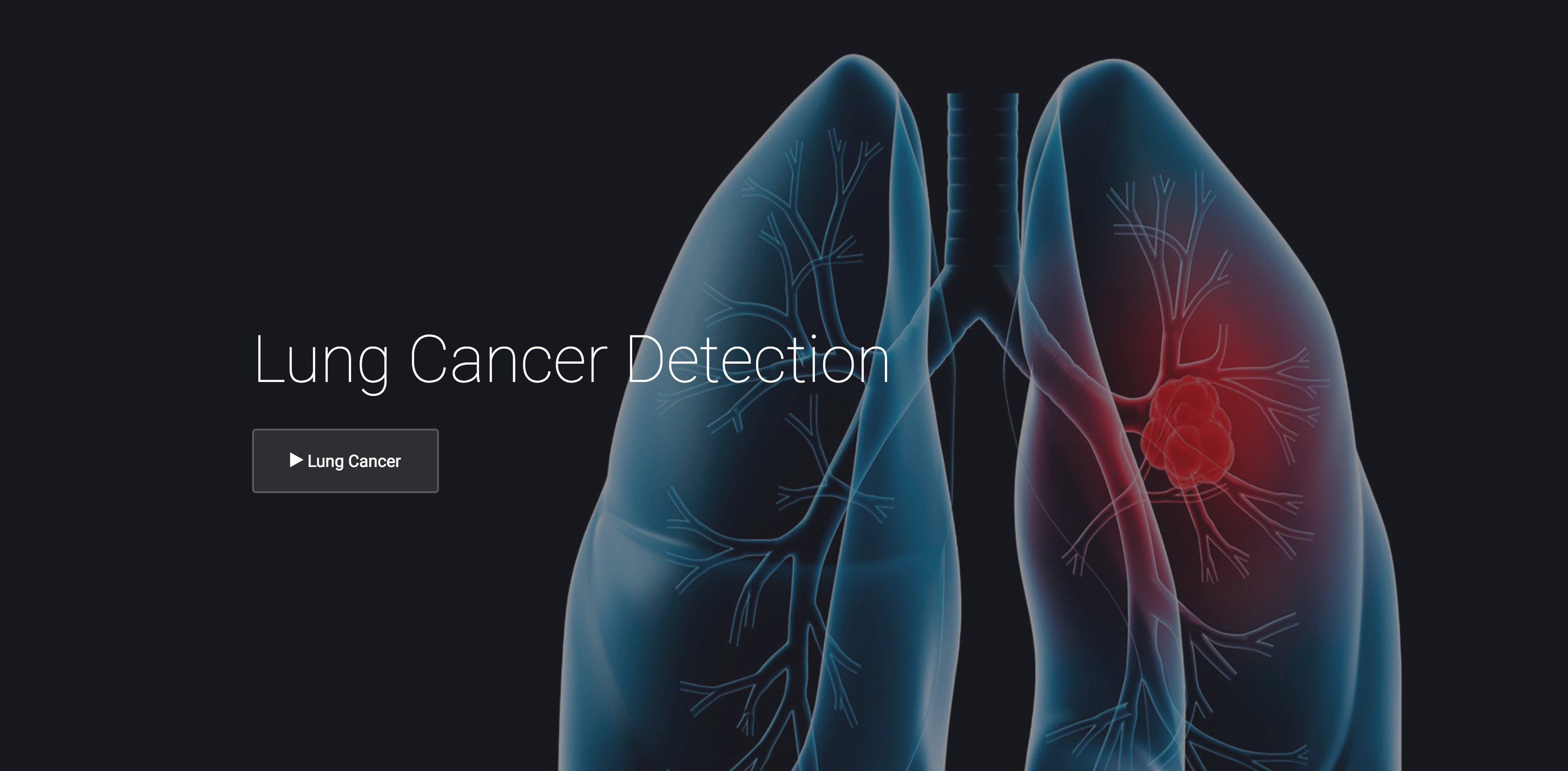 Github Priyansh42lung Cancer Detection This Application Aims To