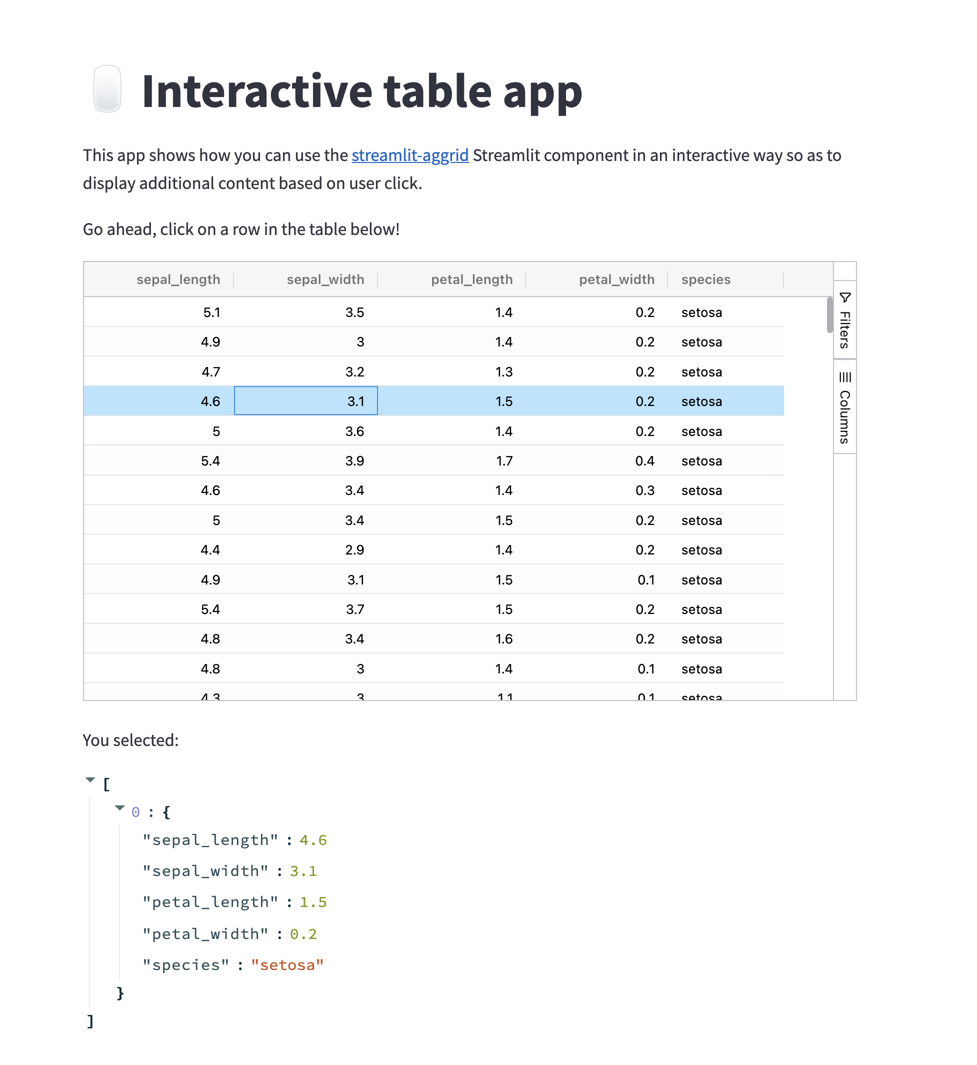 Displaying Newlines In Streamlit Table Using Streamlit Streamlit