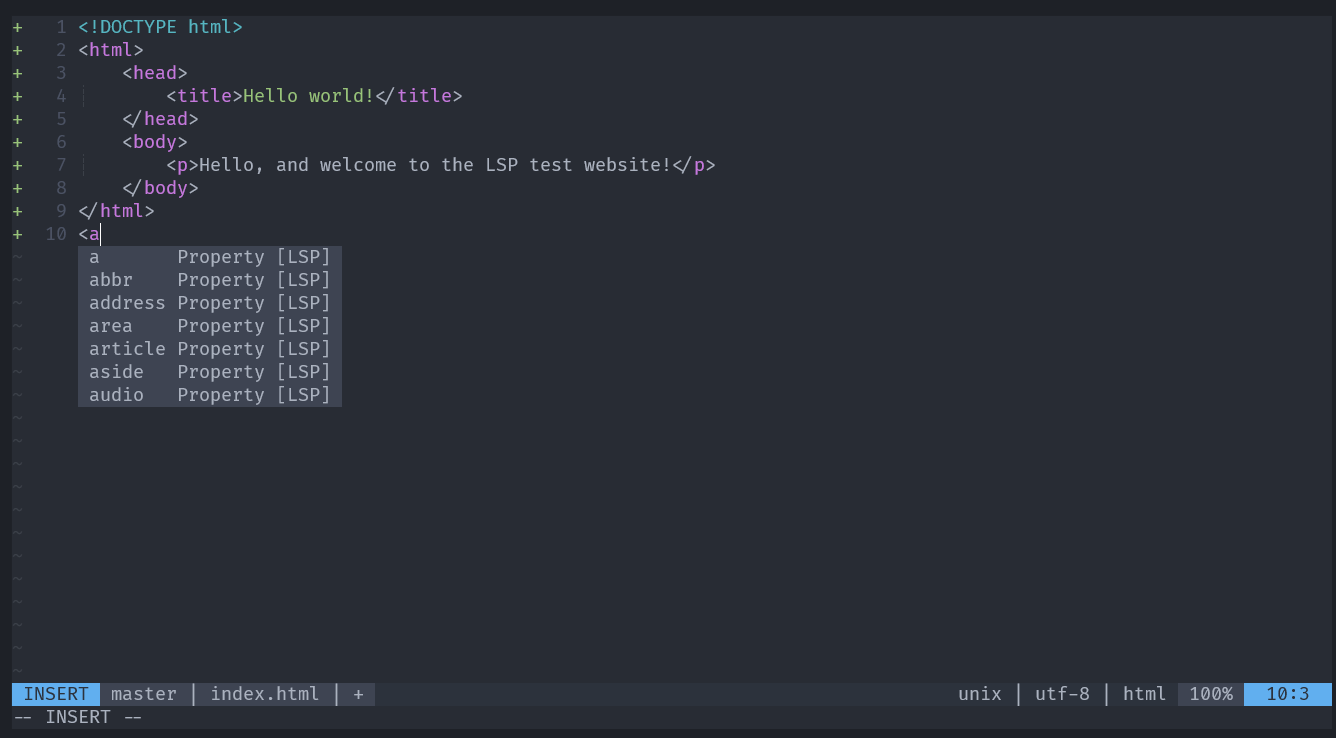 Html And Htmldjango Ls Is Not Working In Nvim · Issue 1145 · Neovim