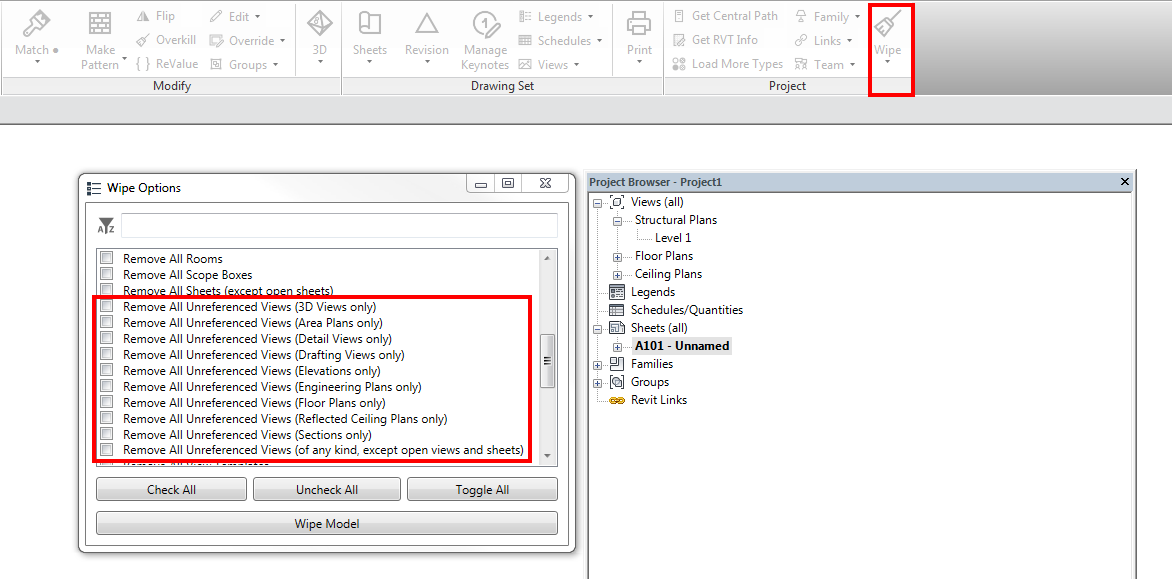 Pyrevit Wipe Tool Remove Unsheeted Views · Issue 592 · Eirannejad