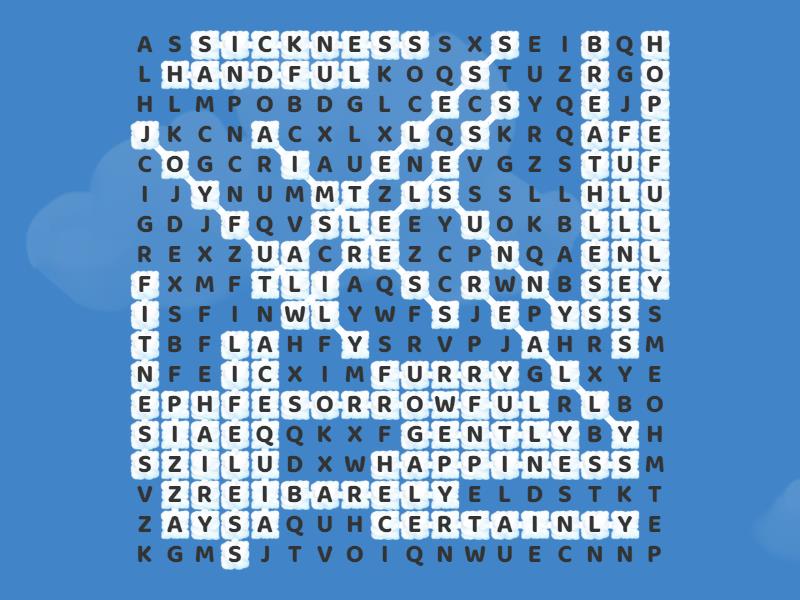 U6 W4 Spelling Word Search Wordsearch