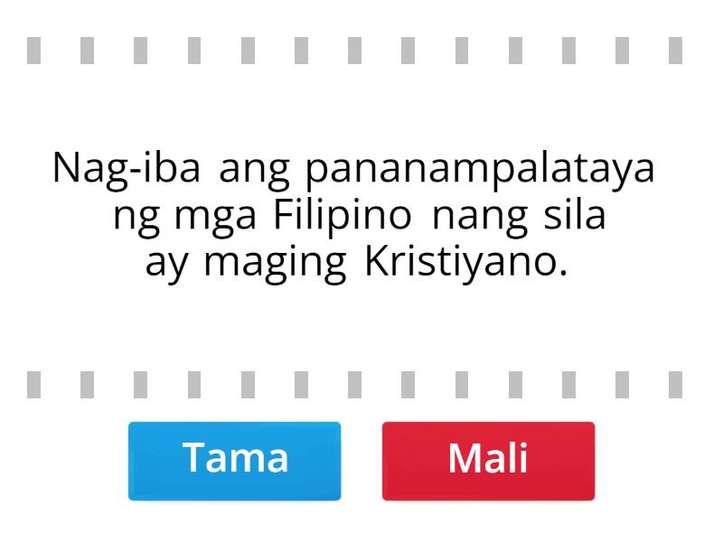 Mga Impluwensya Ng Espanyol Sa Mga Filipino Tama O Mali