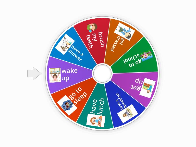 Daily Routines Random Wheel