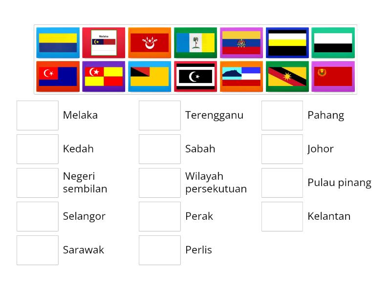 Bendera Bendera Negeri Di Malaysia Match Up