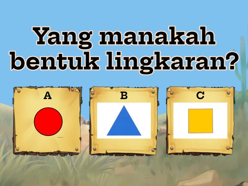 Mengenal Macam Bentuk Geometri Quiz