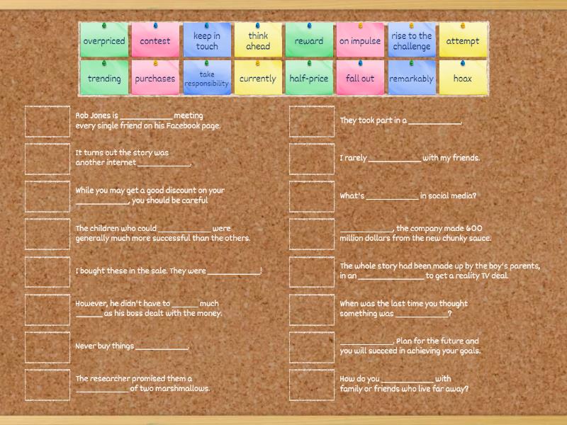 Vocabulary Units 1 3 Une Las Parejas