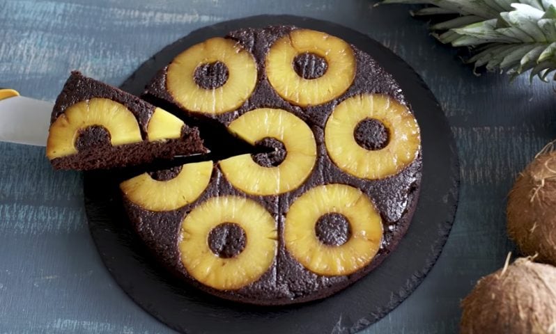 Chocolate Pineapple Upside Down Cake A Really Delight