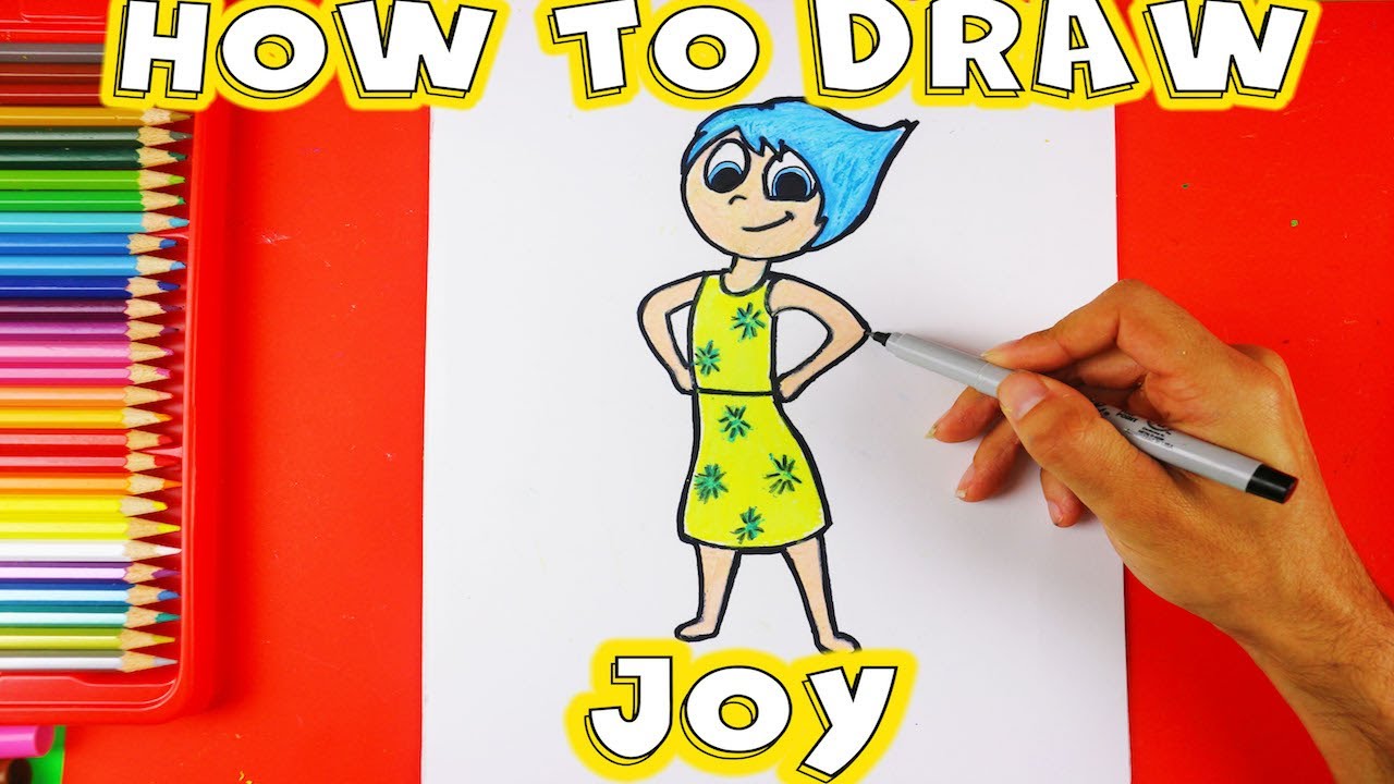 How To Draw Joy From Disney Pixars Inside Out For Beginners Nbkomputer