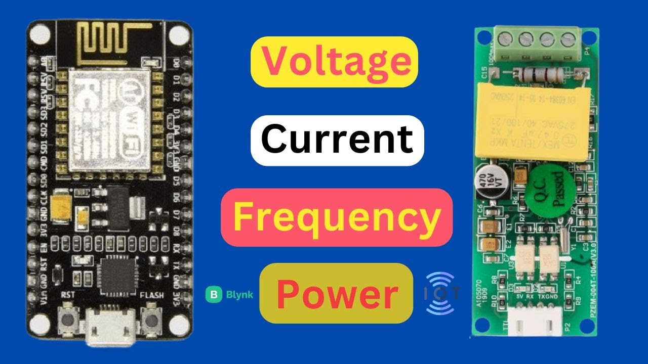 Pzem 004t Sensor With Esp32 Blynk App Voltagecurrentfrequency Power