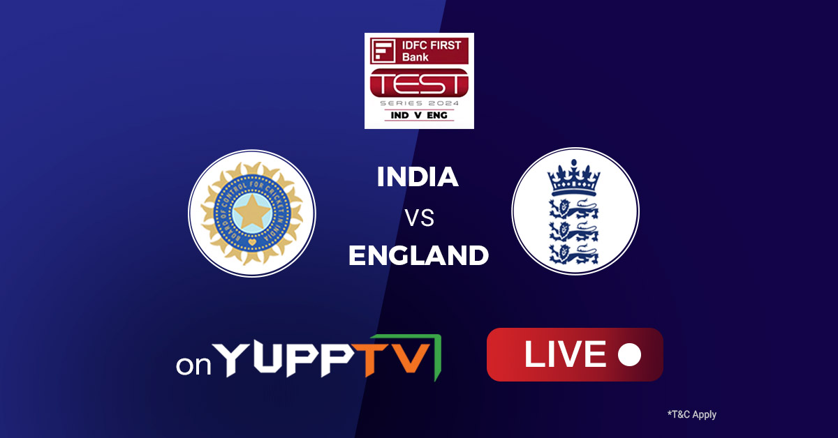 Ind Vs Eng Test 2024 Live Streaming India Vs England Test Series Live