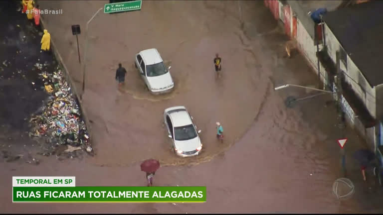 Temporal Deixa Ruas Alagadas E Carros Submersos Em São Paulo Recordtv